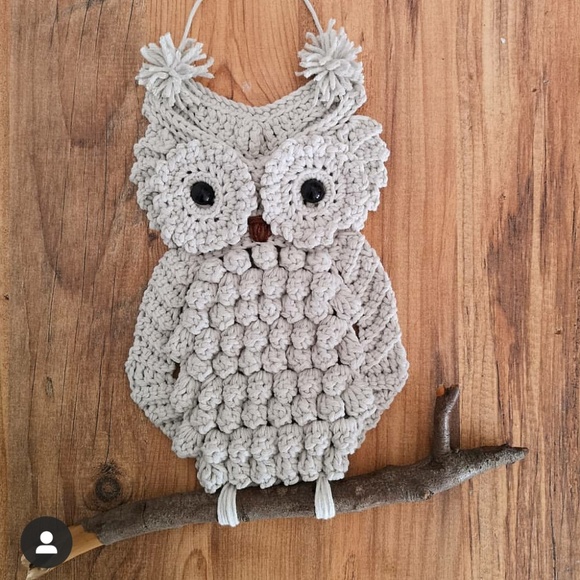 crochet | Wall Decor | Wise Owl Handmade Wall Hanging | Poshmark